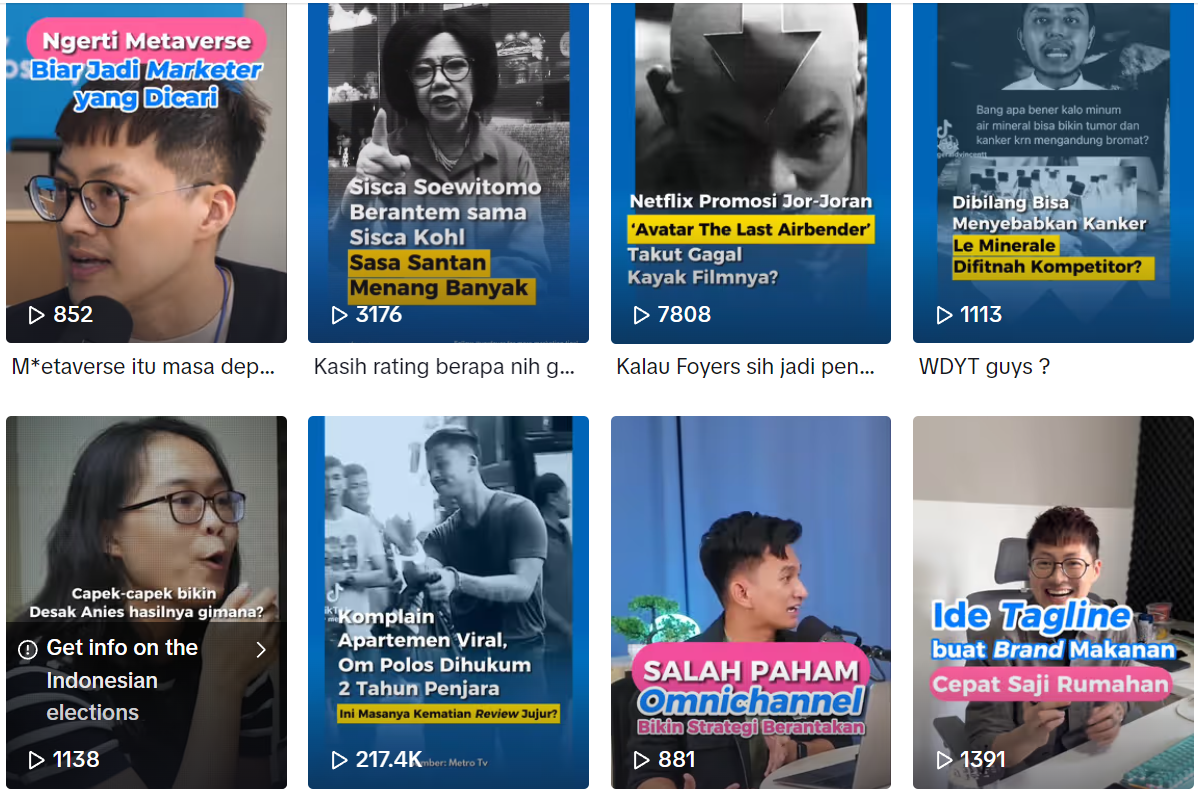 vosFoyer: Contekan Jadwal FYP TikTok 2024 dari vosFoyer Creative Agency